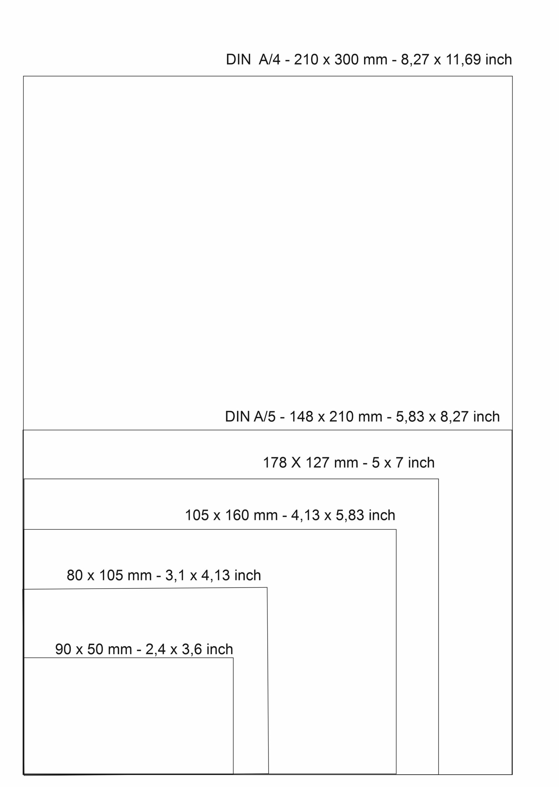 Paper Sizes Vintage Manufaktura